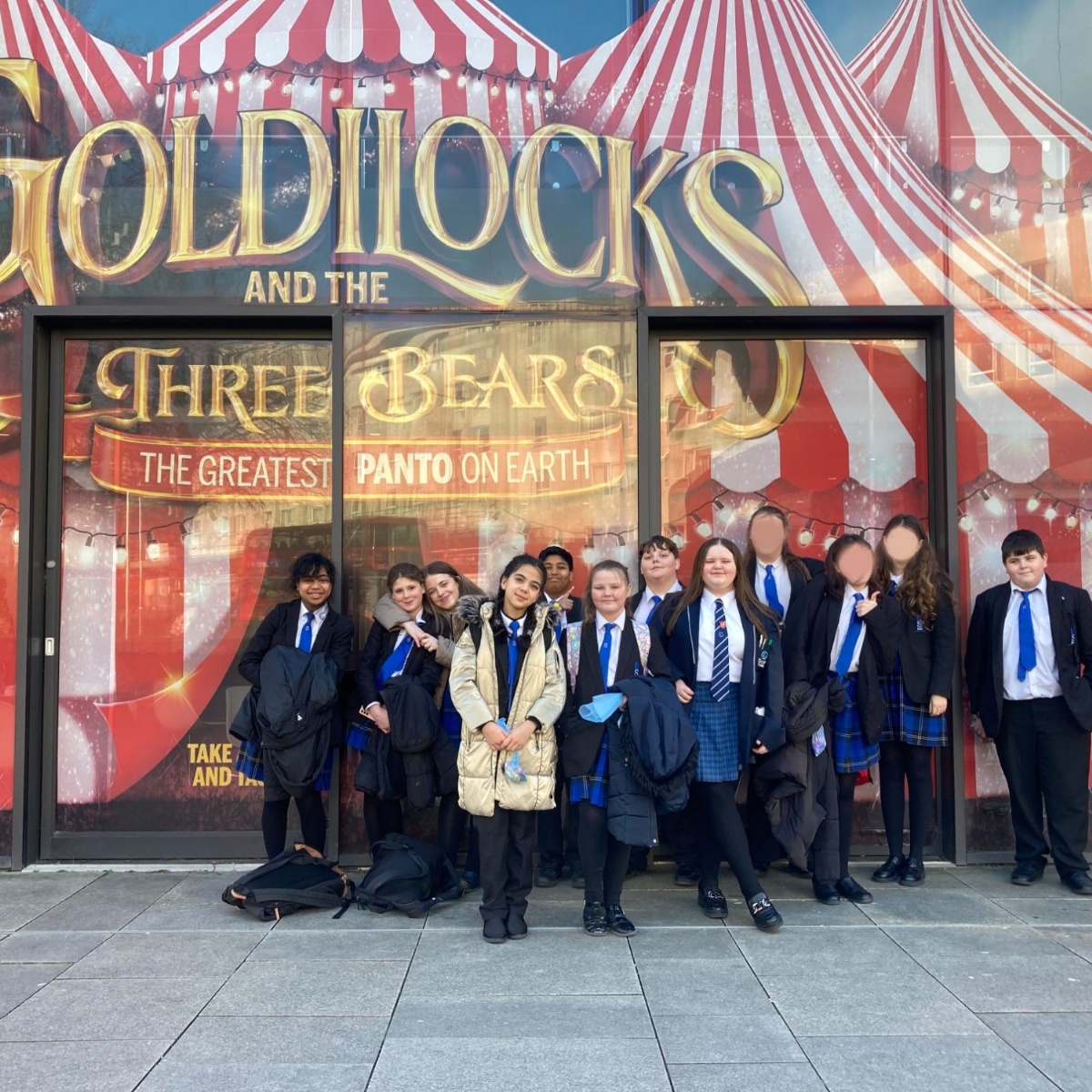 Stoke Damerel Community College - Young Carers Club's Pantomime Adventure